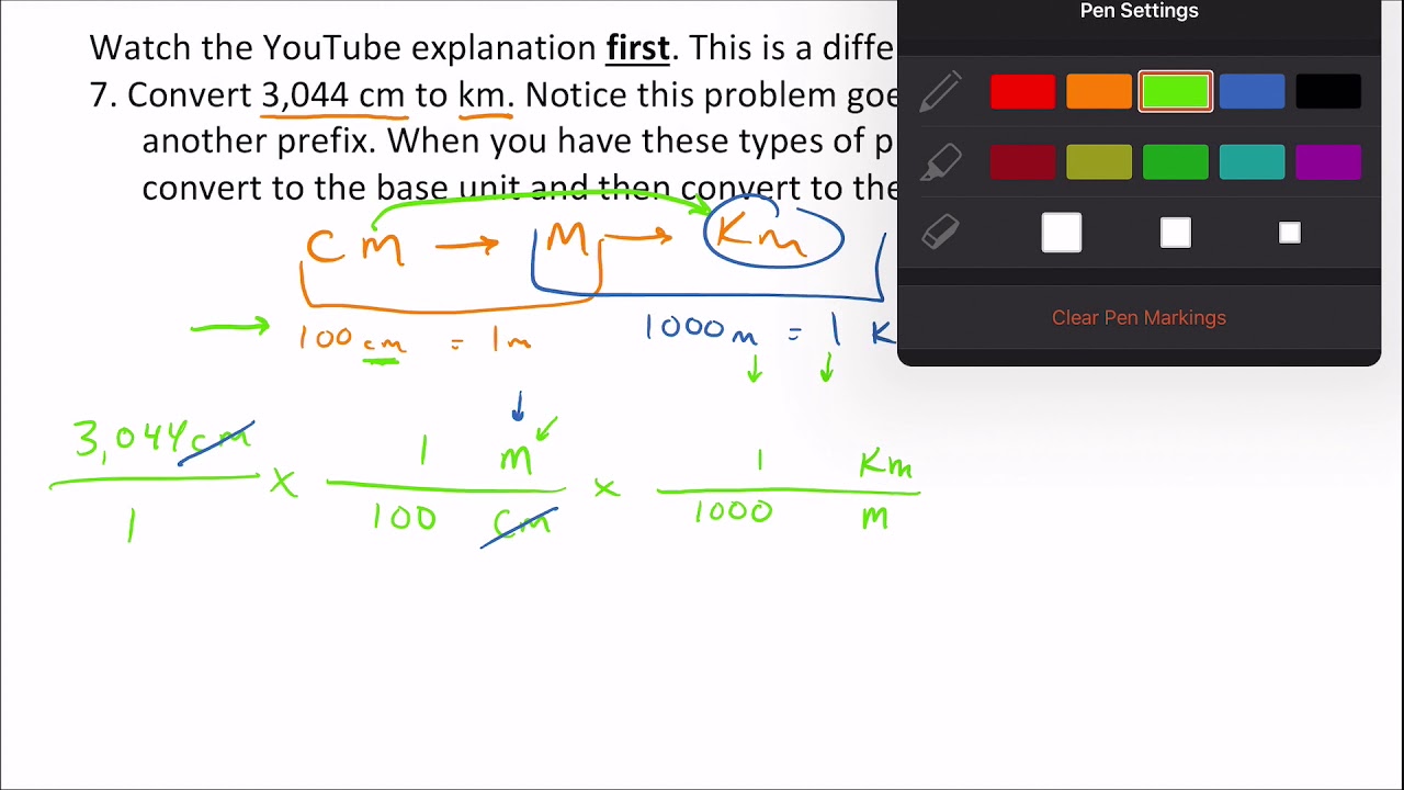 summer work 6b slide 56 dimensional analysis multi step metric ...