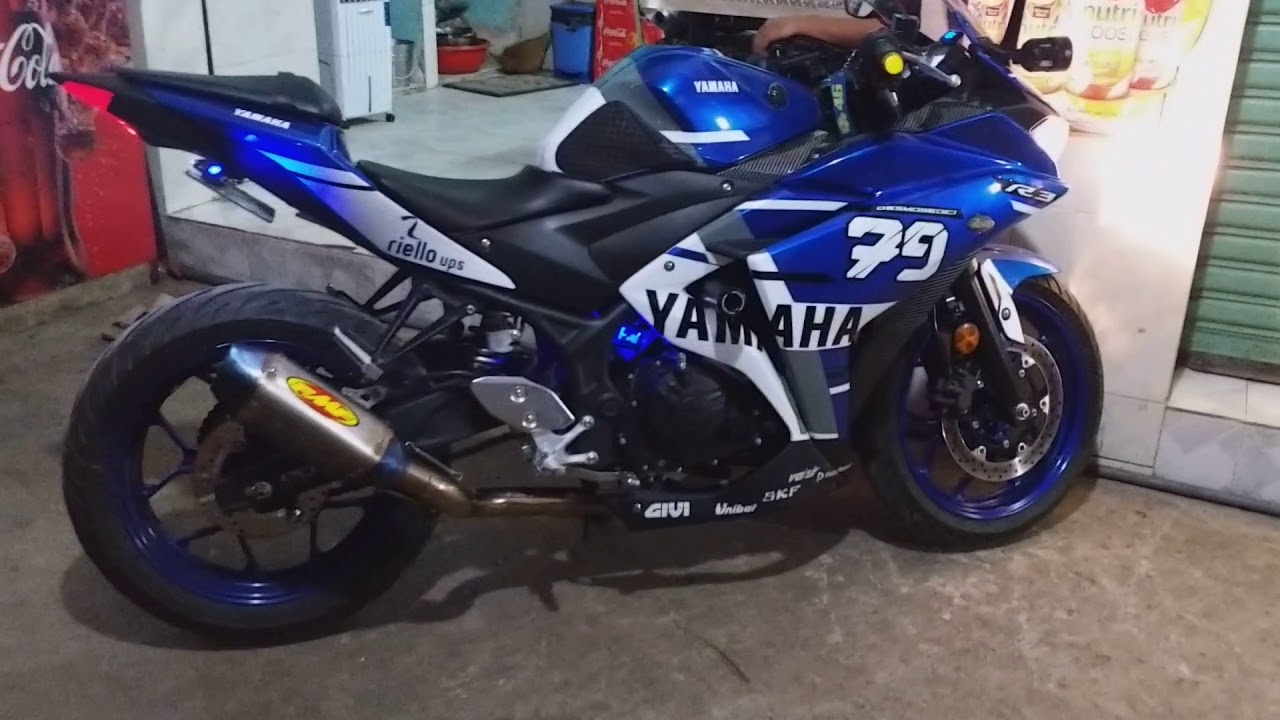 R3 lên FMF Apex real - YouTube