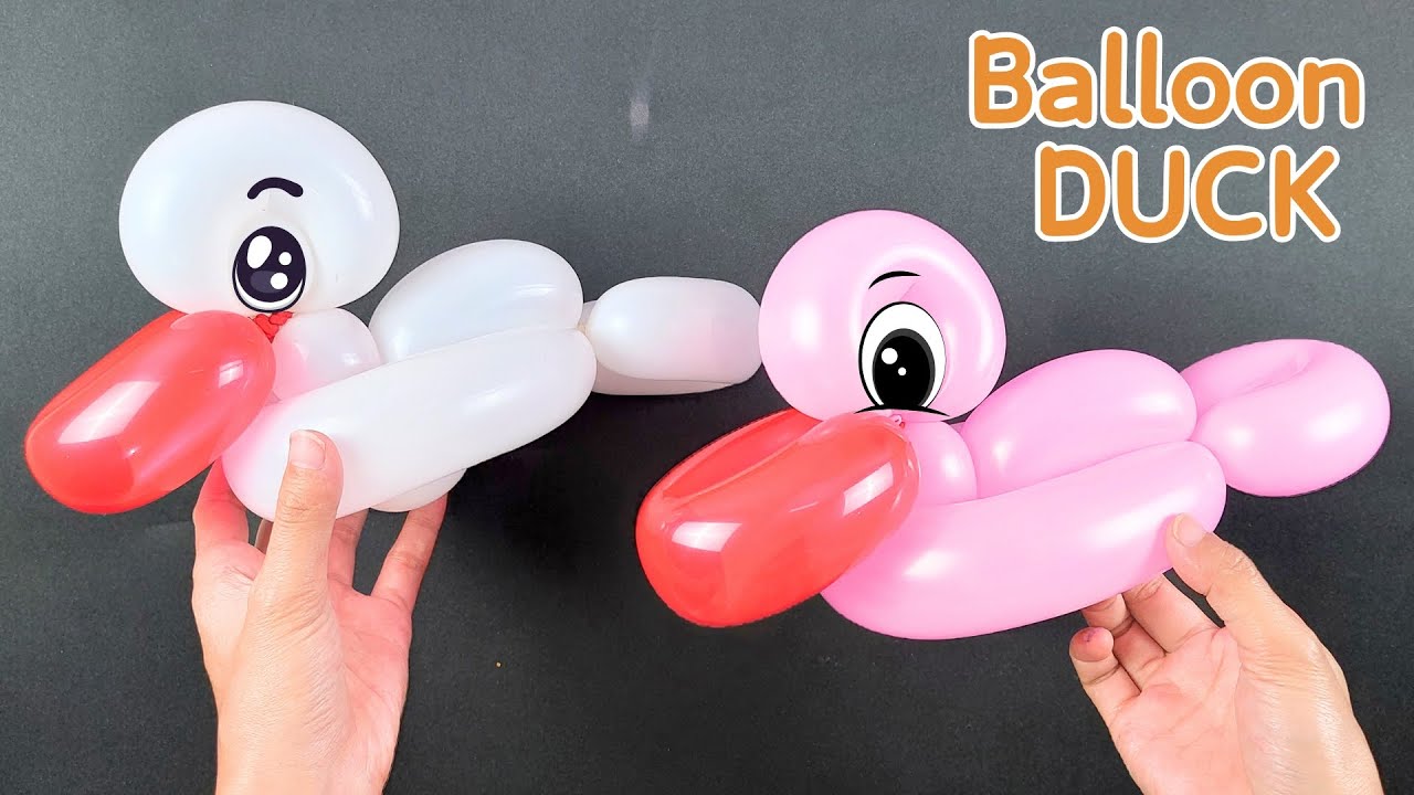 How to make balloon duck. how to make balloon animals. balloon animals ...