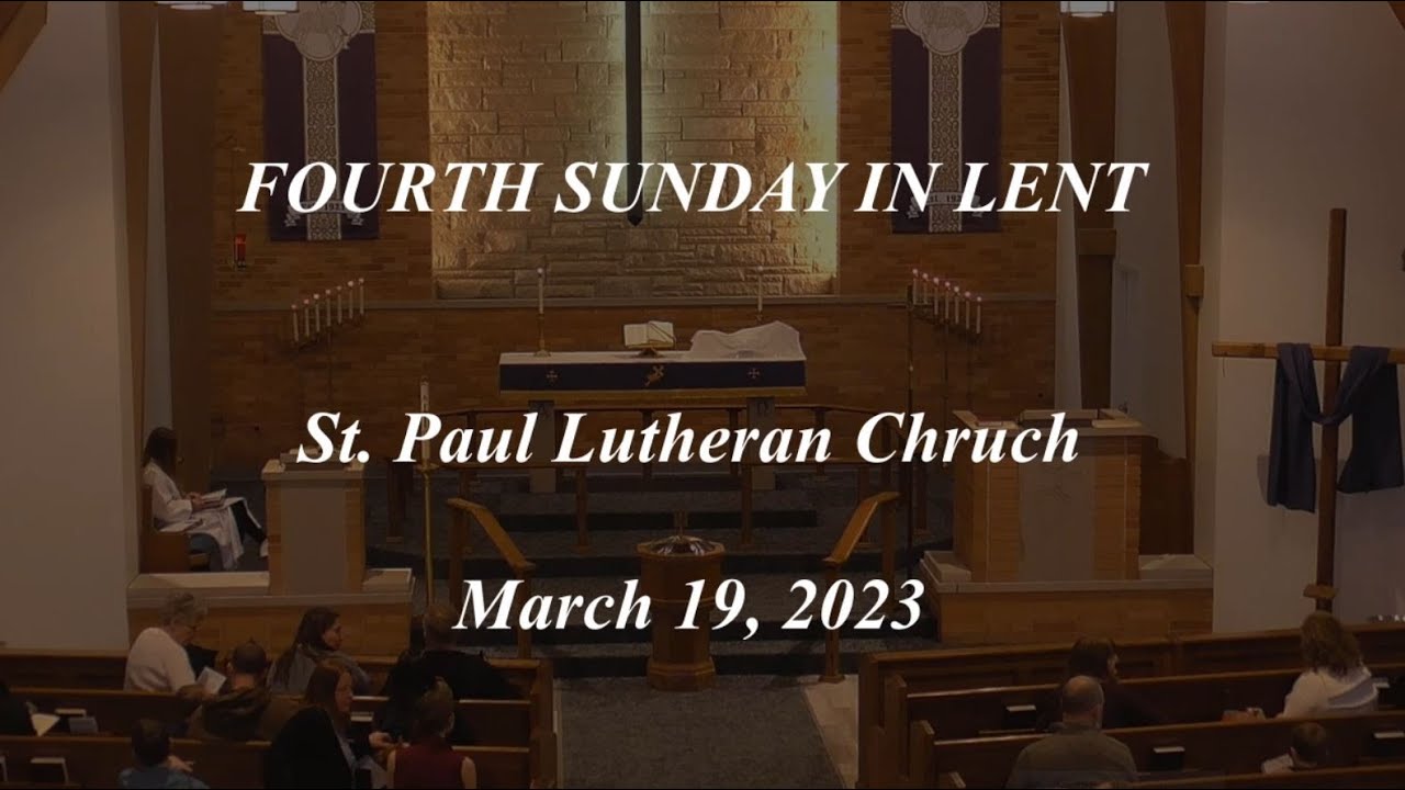 FOURTH SUNDAY IN LENT March 19, 2023 - YouTube
