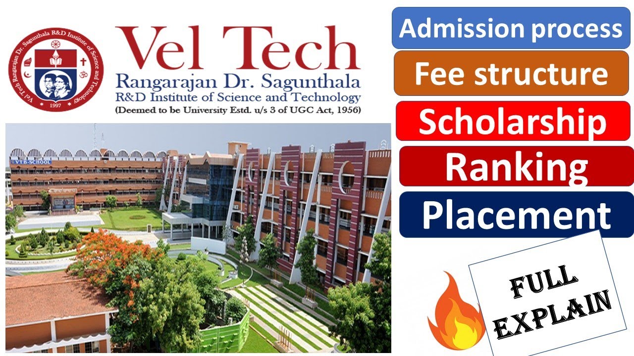 Veltech University Chennai I campus tour I tuition fee I Admission I ...
