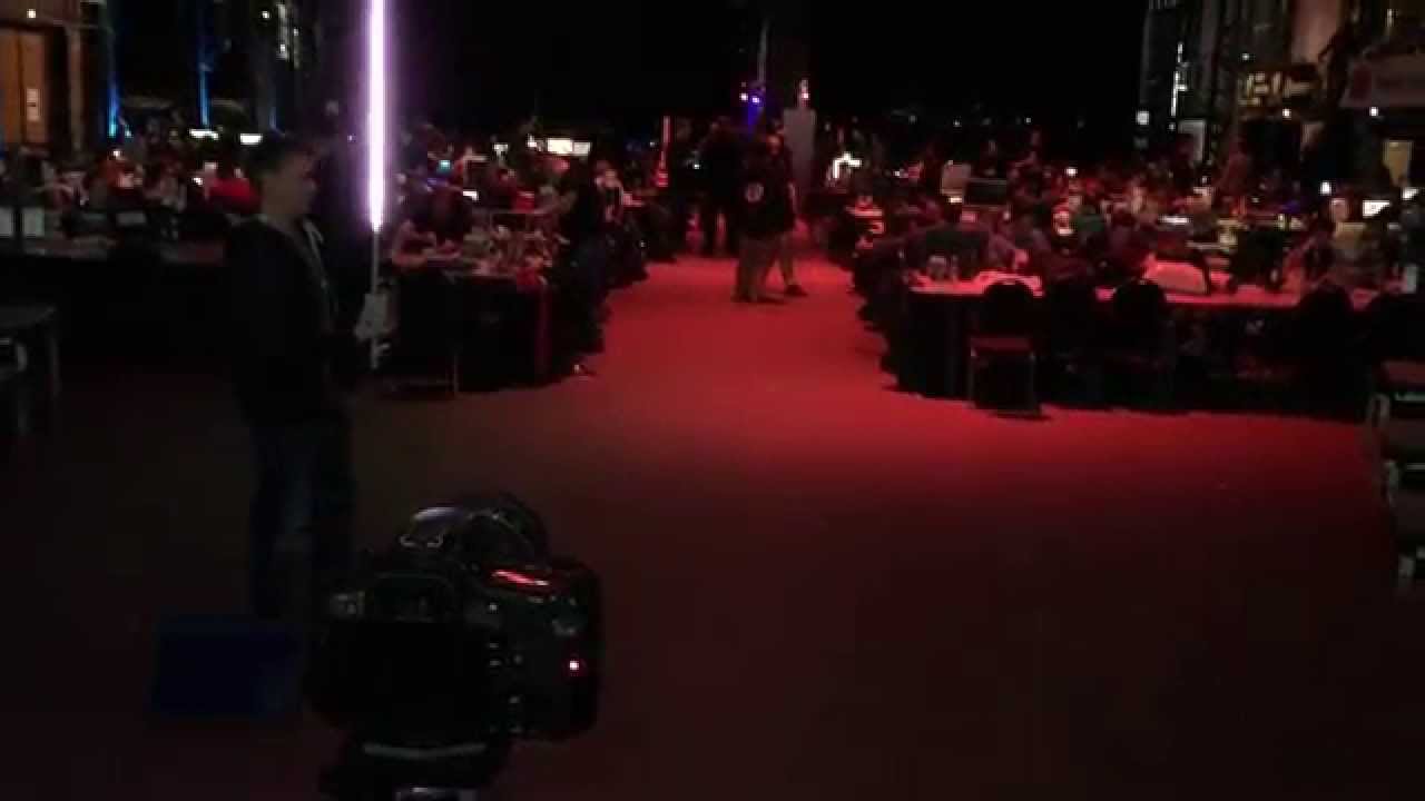 Lightpainting of Revision Party Logo during Revision 2015 for Photo ...