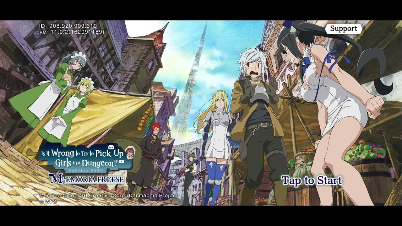 Danmachi Memoria Freese Theme Song 1 - YouTube