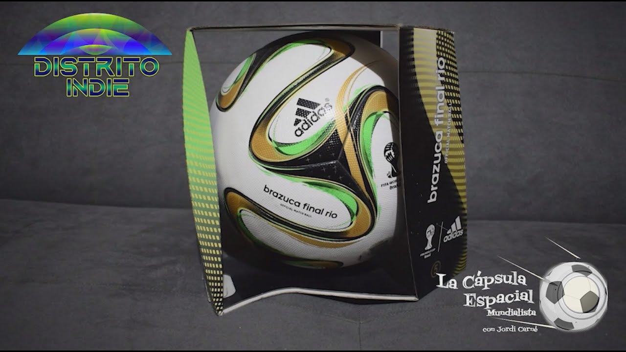 Balón Adidas BRAZUCA FINAL RIO OMB final del Mundial Brasil 2014 - YouTube
