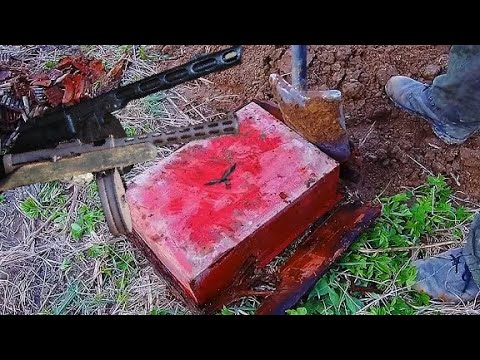 FOUND A GERMAN WWII BOX AND RED ARMY WEAPONS / WWII METAL DETECTING ...