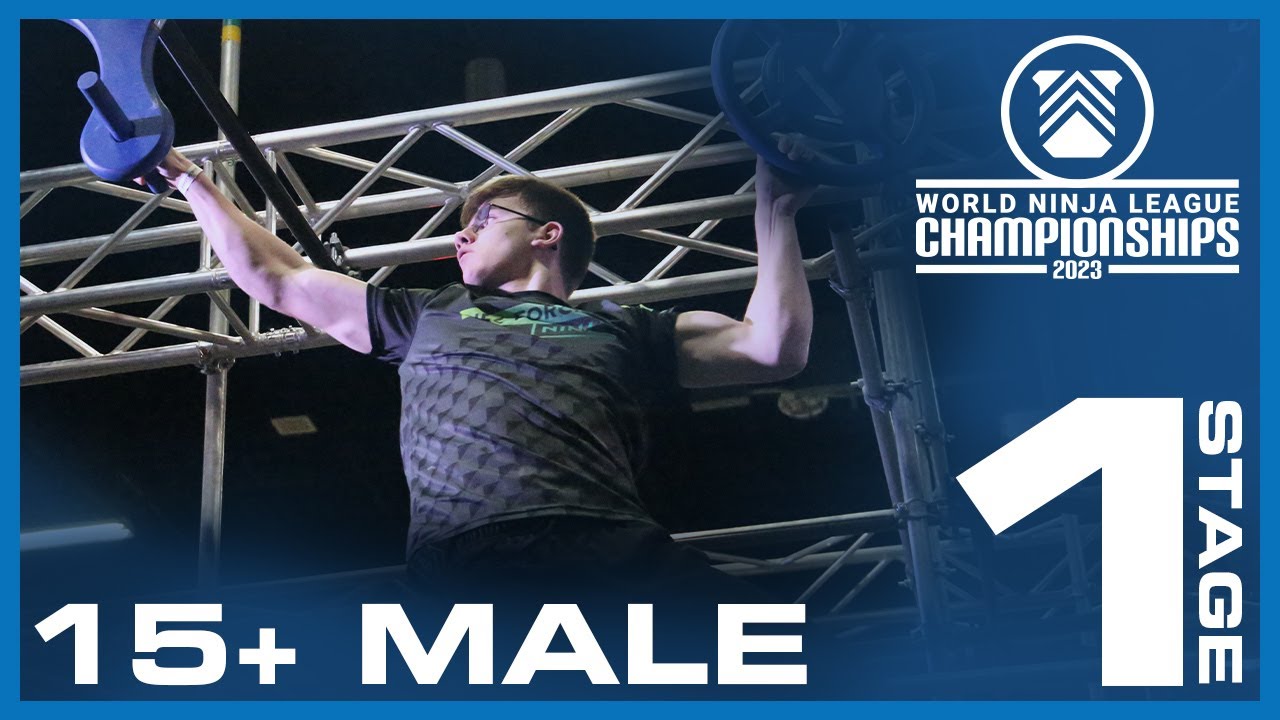 15+ Male Stage 1 Friday | 2023 World Ninja League Championships - YouTube