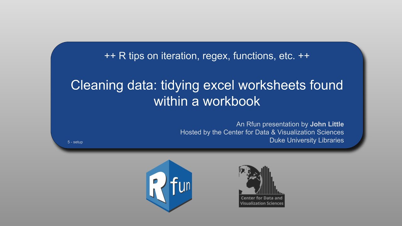 Cleaning data: tidying excel worksheets embedded within a workbook ...