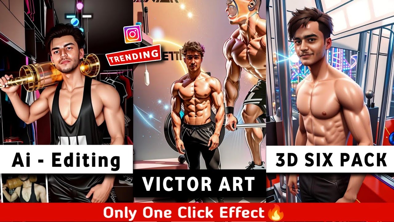 Instagram trending 3D Ai Avatar bodybuilding Images 🔥| New Ai Avatar ...