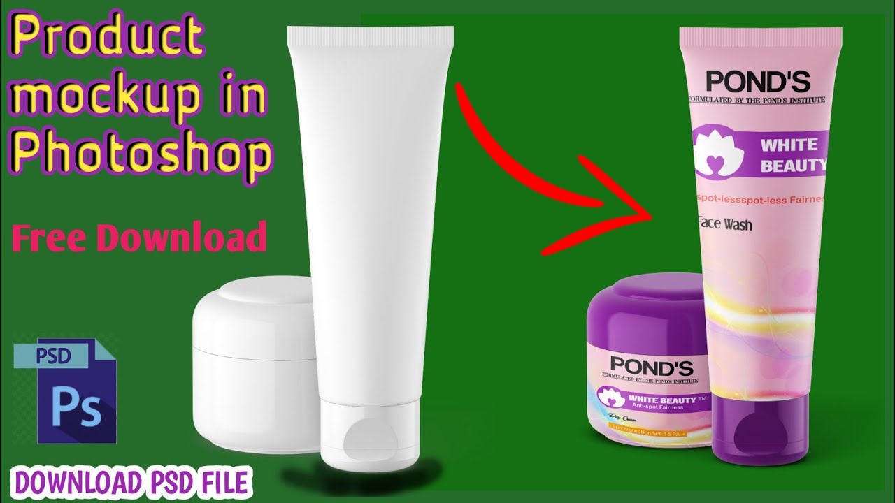 3D product mockup in Photoshop | 3d product mockup File free Download ...