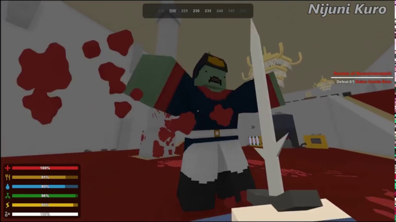 Unturned 3.20.7.0 - Sneaky Zweihander vs Kaiser Boss (Normal) - YouTube