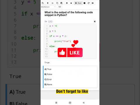 Python Quiz 16: Can You Guess The Output Of This Python Code? | If Quiz 