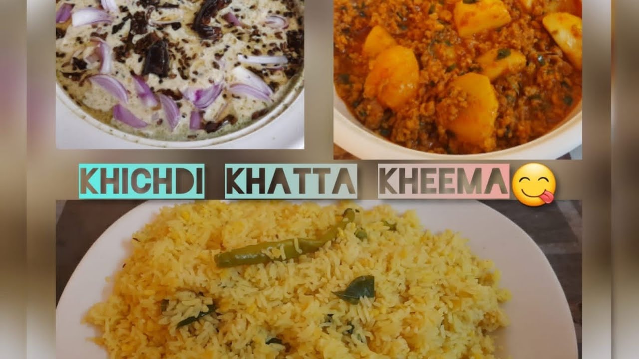 khichdi, khatta, kheema🤤/hyderabadi famous nashta/breakfast recipe by ...