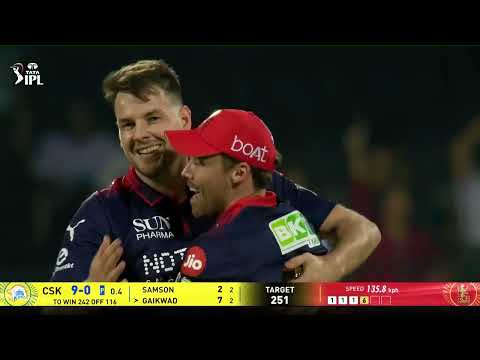 RCB vs CSK match tata ipl 5 april 2026 ..  Biggest scored by 250 😱 Don't miss the match 