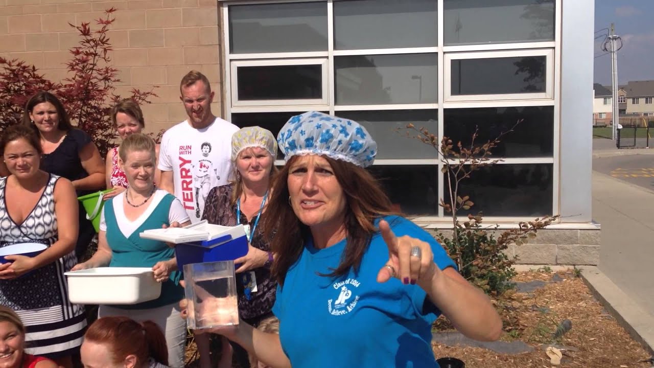 James Potter PS takes on the ALS Ice Bucket Challenge - YouTube