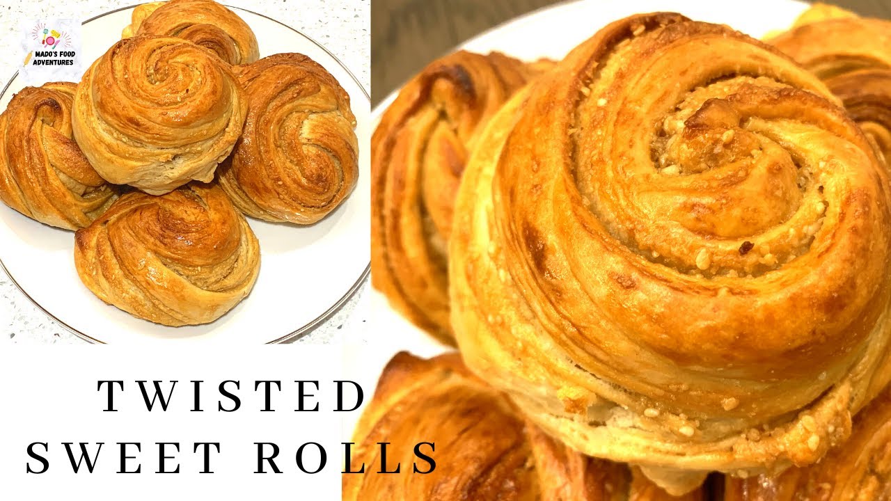 Twisted Sweet Rolls | Recipe for Teatime | Sweet Buns Breakfast recipe ...