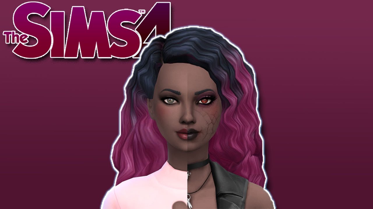 The Sims 4 | Human to Vampire | CAS Challenge - YouTube