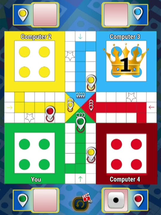 Ludo computer match, ludo king, ludo gameplay, ludo game | ludo game 4 ...