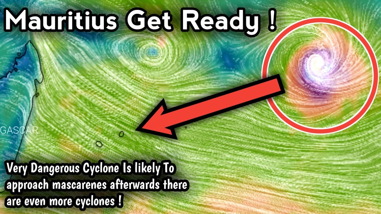 New Alert For Mauritius In The Case Of Strong Cyclone Going To Hit ...