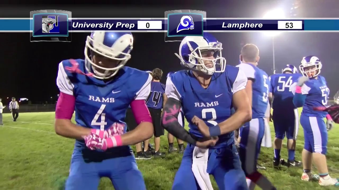 Varsity Football vs U Prep 10-13-17 - YouTube