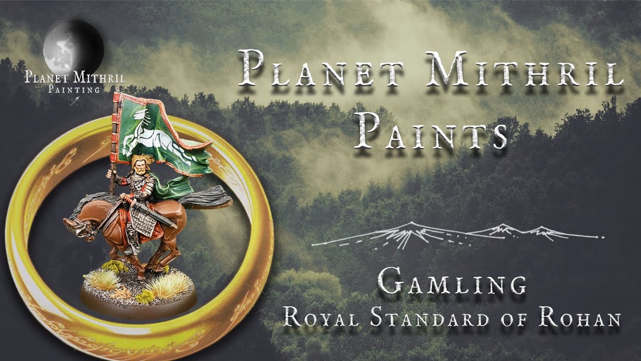 Gamling, Royal Standard of Rohan, Painting Tutorial - YouTube