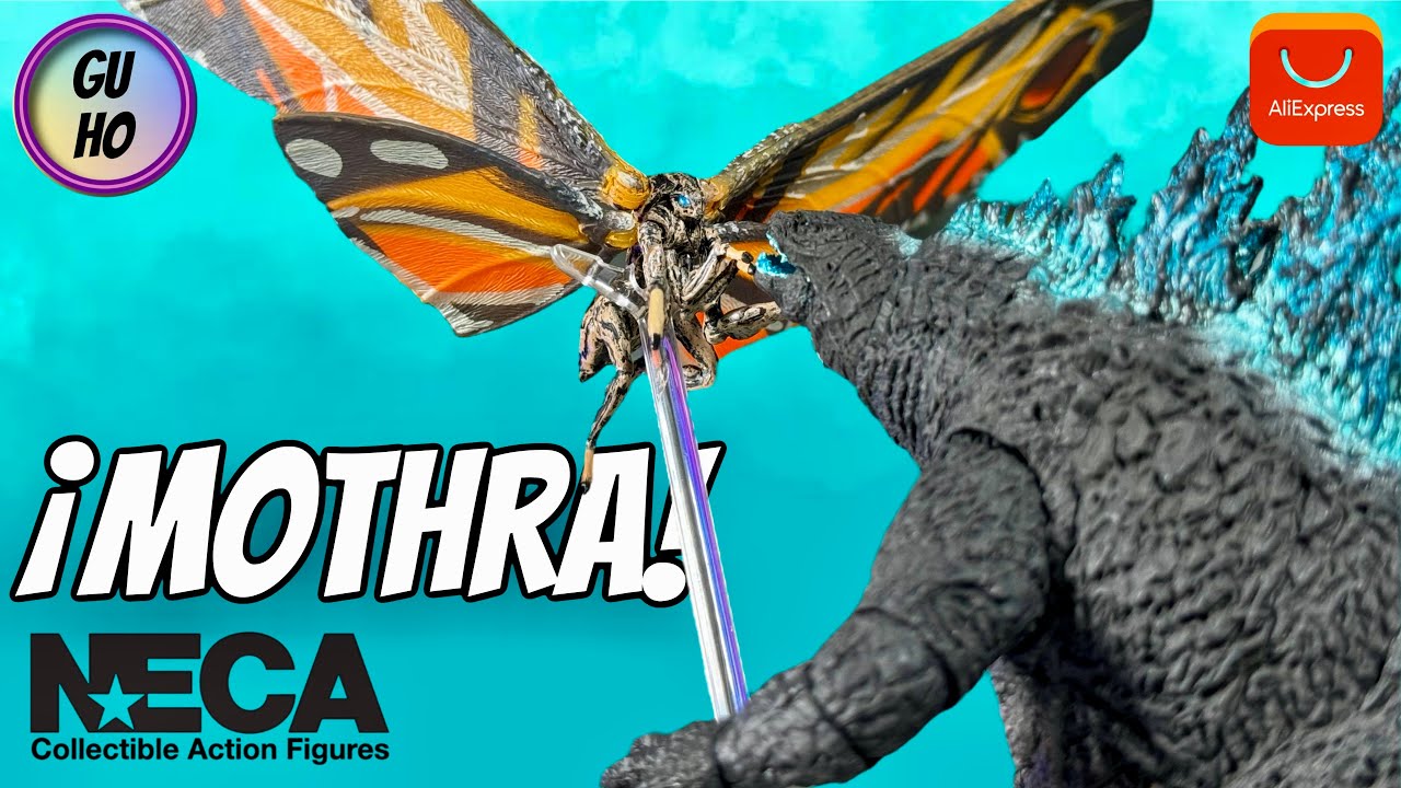 🦋GODZILLA encontró el amor en MOTHRA NECA K.O ¡Vale cada centavo ...