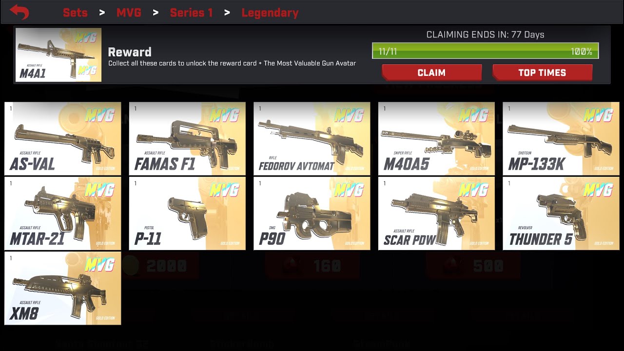 iGun Pro2: Claim Legendary Award MVG M4A1 (Top 3) - YouTube