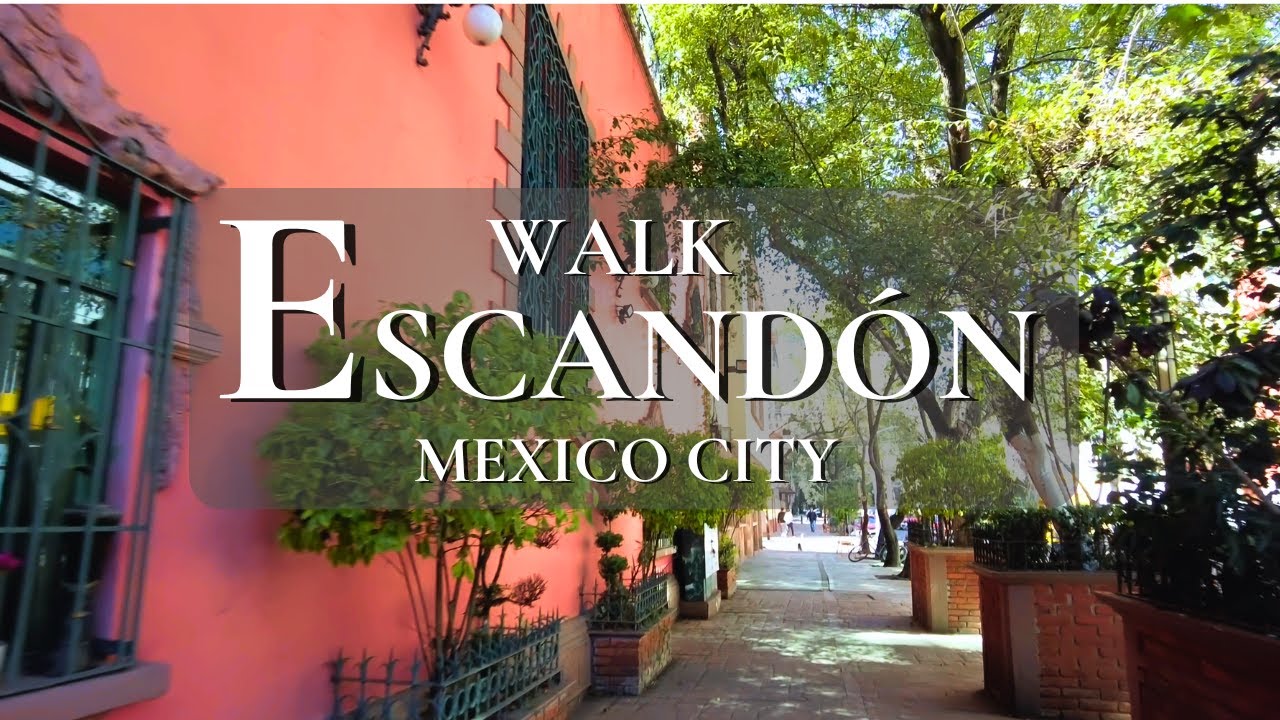 Immersive 4K Walk Through Escandón, Mexico City w/Street Captions - YouTube