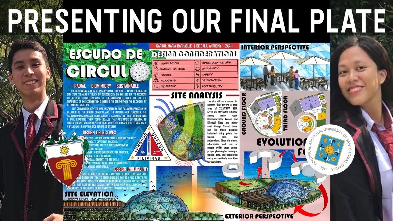 ARCHITECTURE Plate Presentation | Convention Center Design in Quezon ...