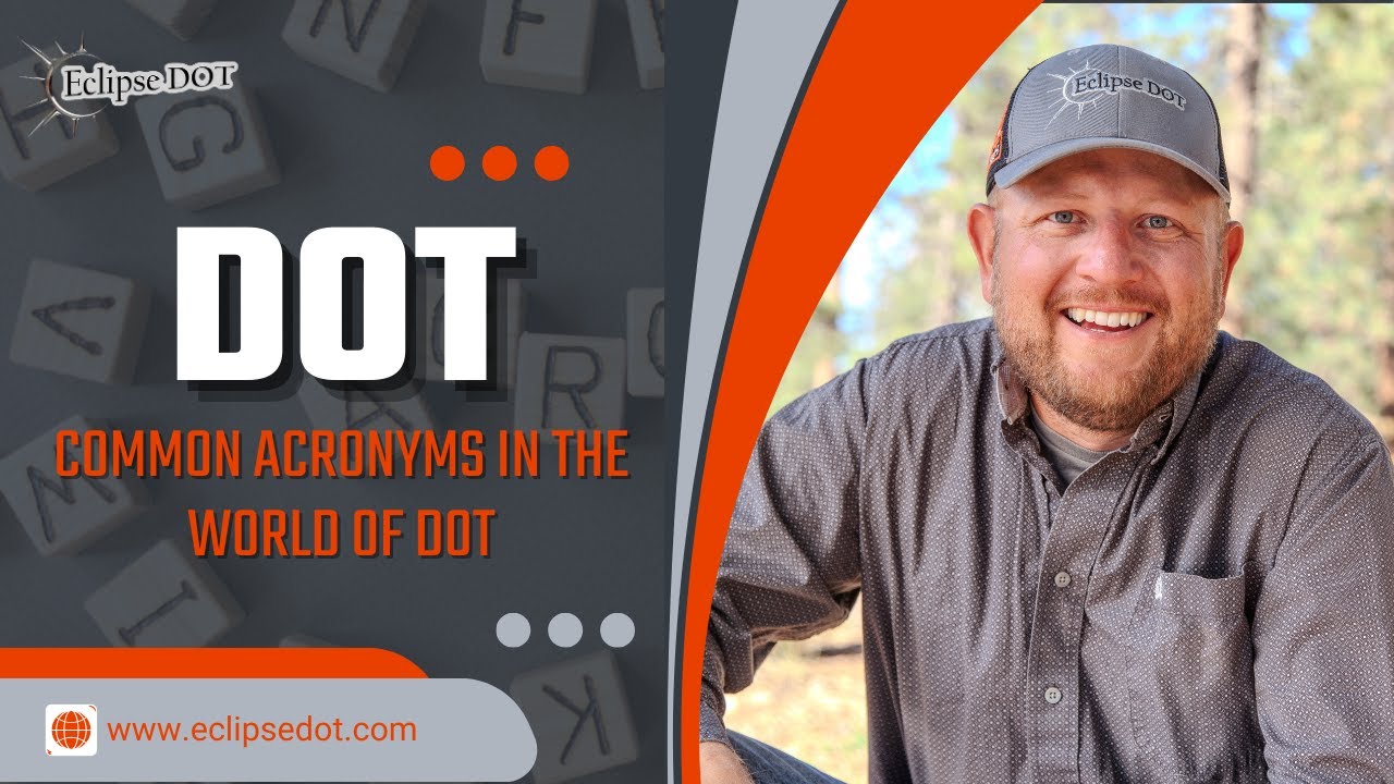 Common Acronyms in the world of DOT - YouTube