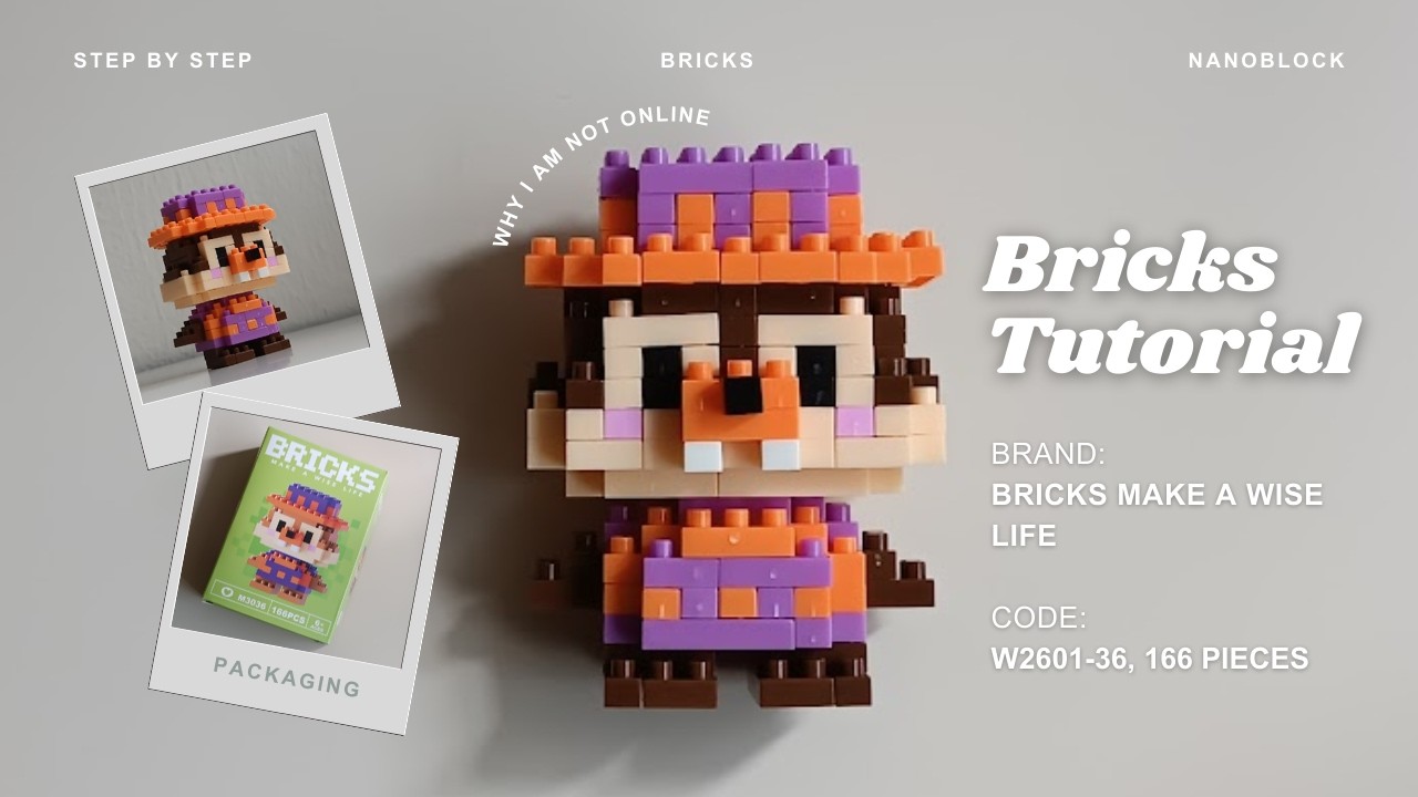 How to Build Dale the Squirrel Building Blocks | Bricks Make a Wise ...