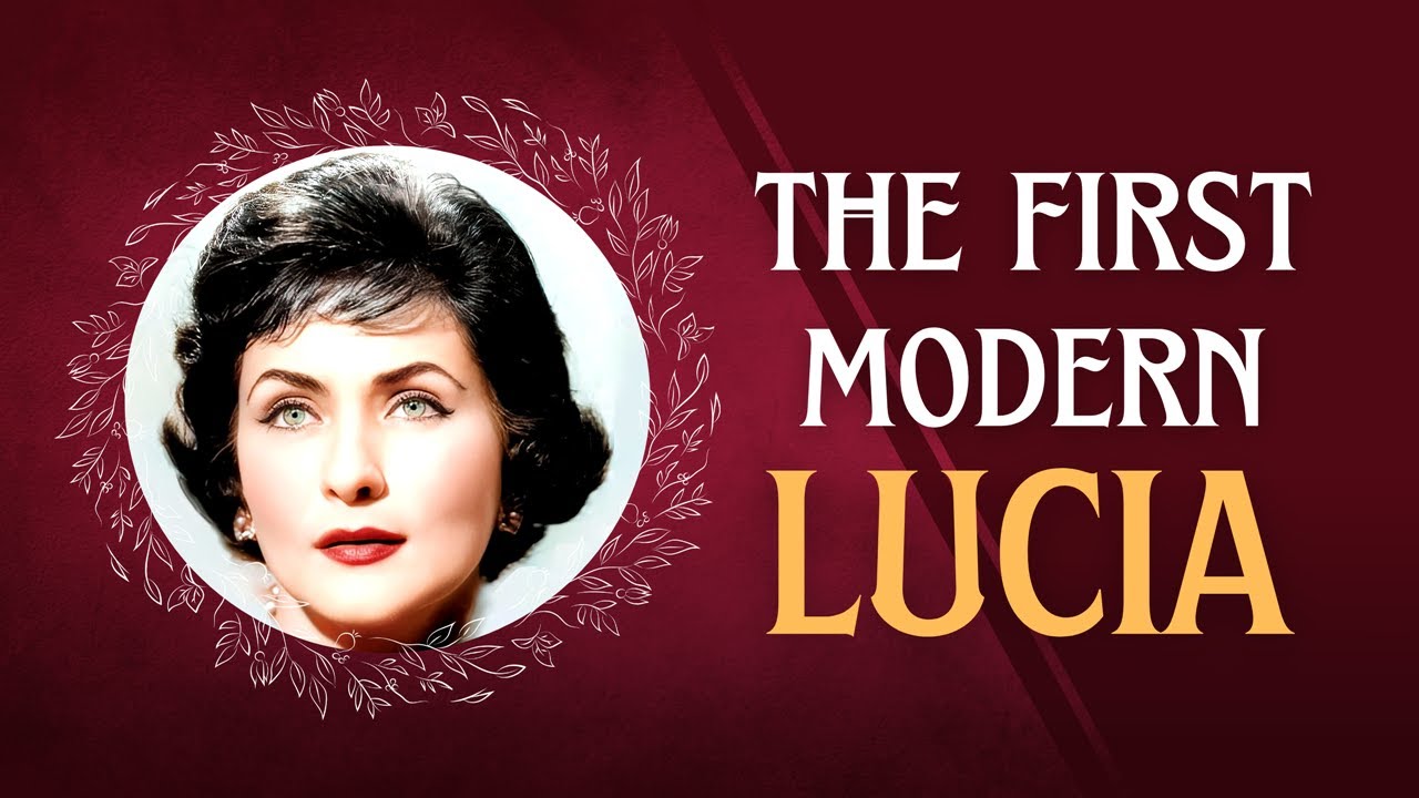 Virginia Zeani sings Lucia's famous flute cadenza (The first modern ...