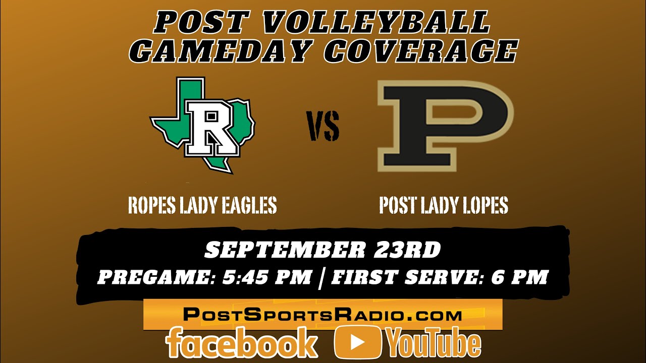 Post Lady Lope Volleyball vs Ropes Lady Eagles - YouTube