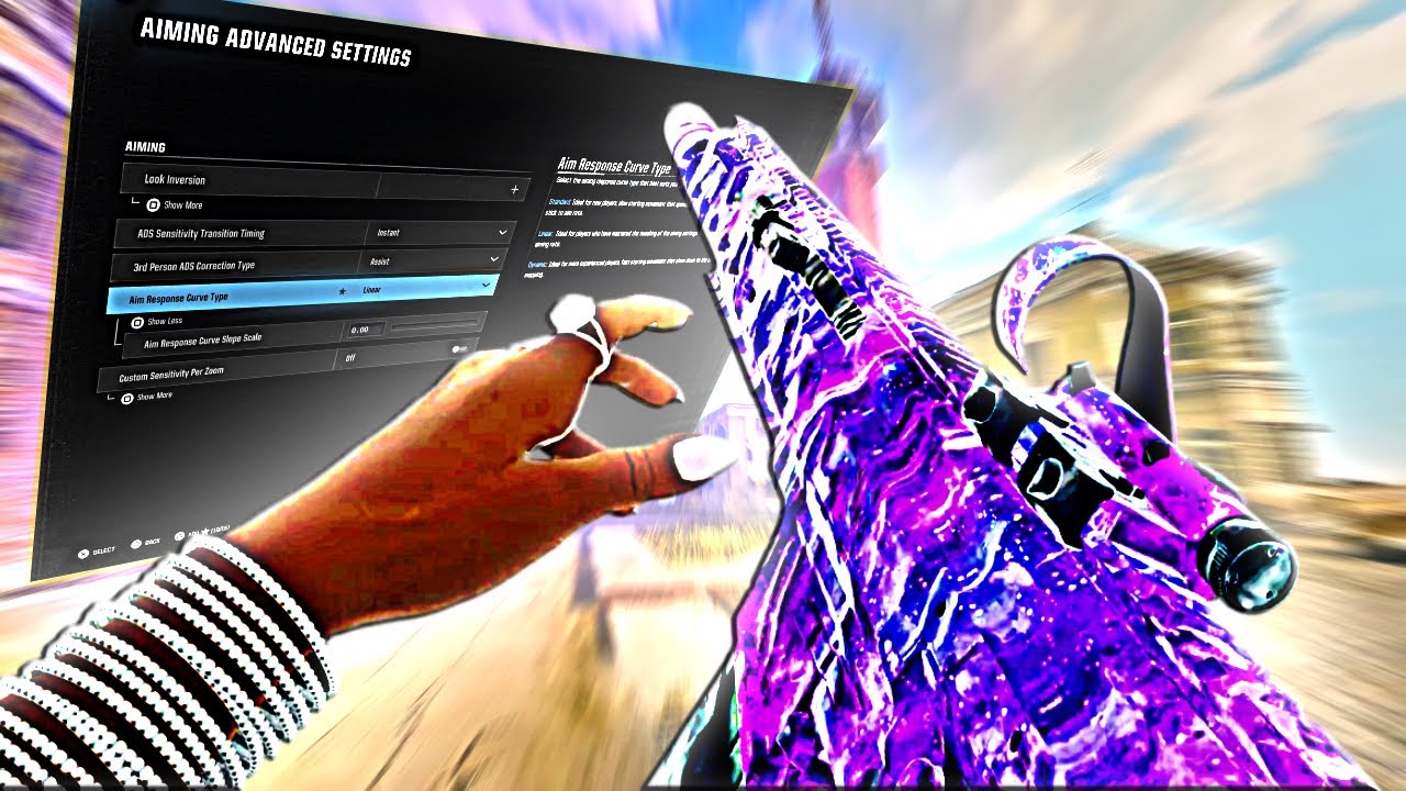 I tried LINEAR Aim Response Curve Type & It Gave Me *AIMBOT* on Rebirth ...