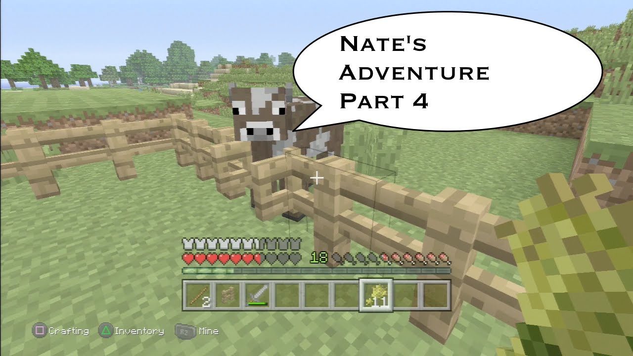 minecraft nate adventure Part 4 farming - YouTube