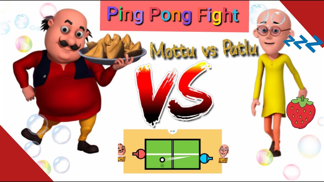 Motu vs Patlu Game / Ping Pong Match / Motu Patlu Fighting / Ping Pong ...