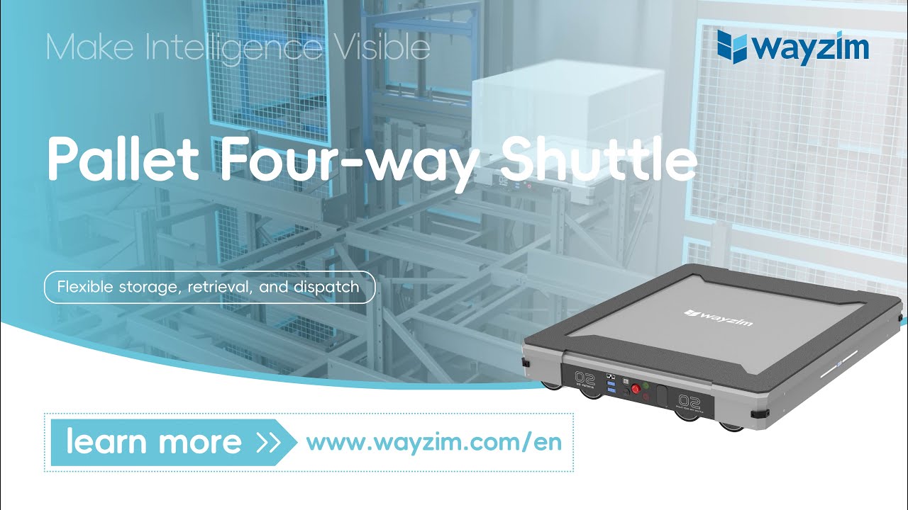 Pallet Four-Way Shuttle: The Future of Intelligent Handling! - YouTube