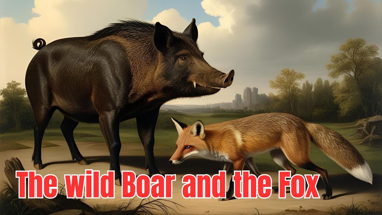 English Stories- The Wild Boar and the Fox - The best fairy tales ...