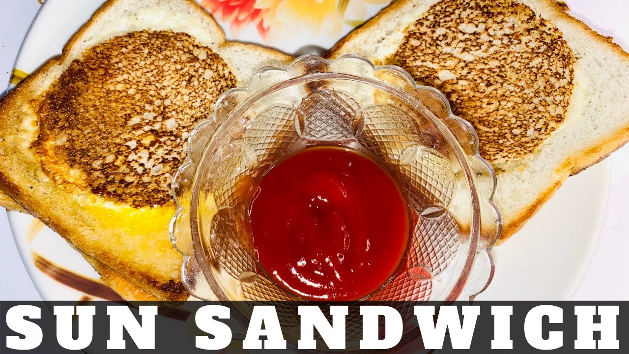 SUN SANDWICH Recipe | Egg Sandwich | English Breakfast | Sandwich ...