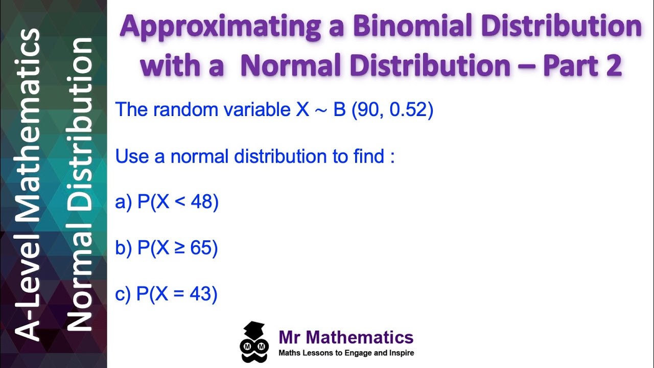 Binomial to Normal Distribution - Part 2 | Mr Mathematics - YouTube