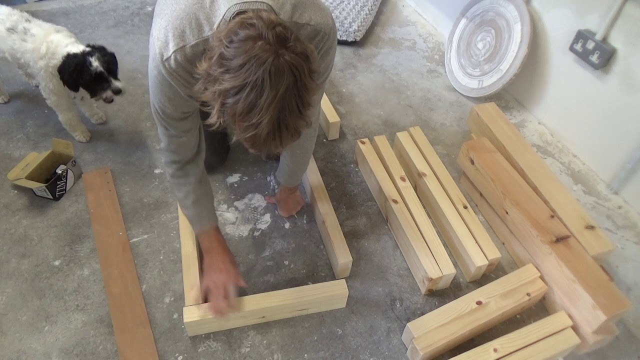 Wedging table part 2 - making the frame - YouTube