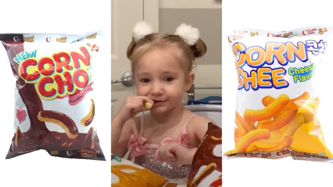 Corn Cho Hazelnut and Corn Chee Cream Cheese Review! - YouTube