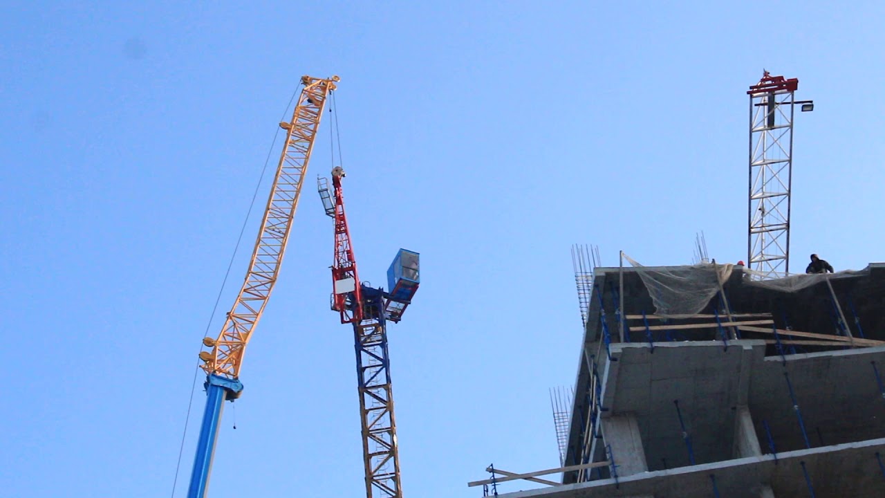 Lviv. Potain G20/15C - new height. Part IIb. - YouTube