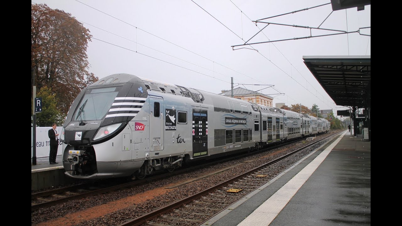 #23 - Les trains du mois de juillet en gare de Quimper - YouTube