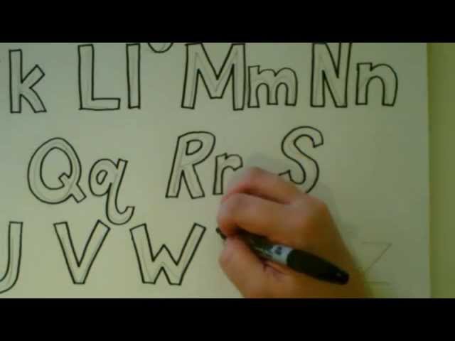 Block Letter Alphabet Block Letter Alphabet