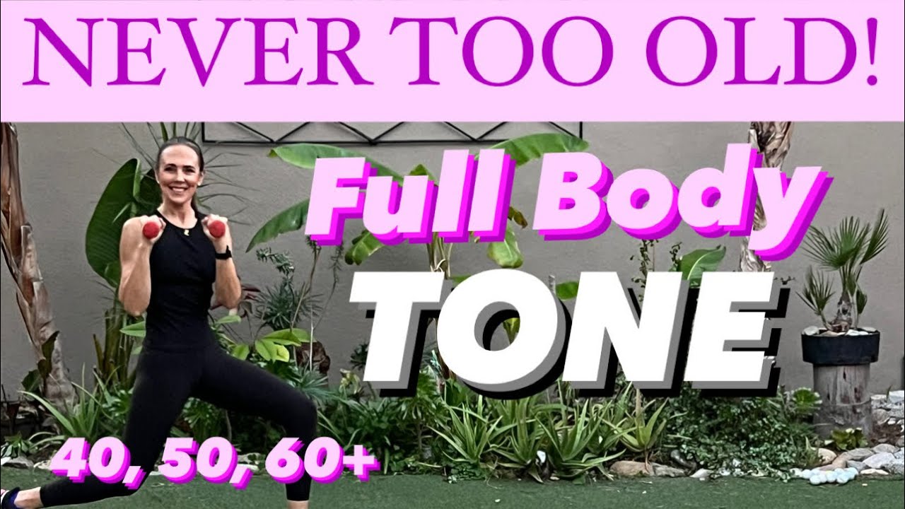12 Minute Low Impact Full Body Toning Workout (dumbbells optional ...
