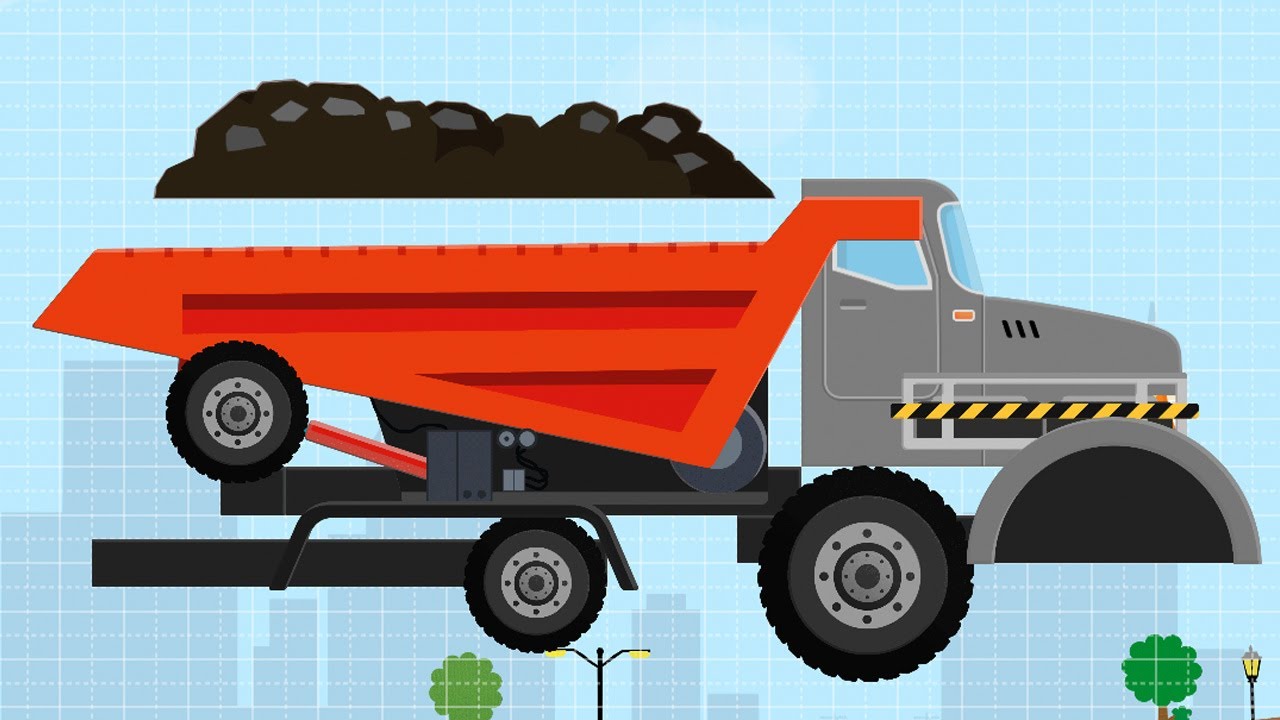 Merakit Mobil Truk Merah Pengangkut Batu Bara - Labo Lado Car Simulator ...