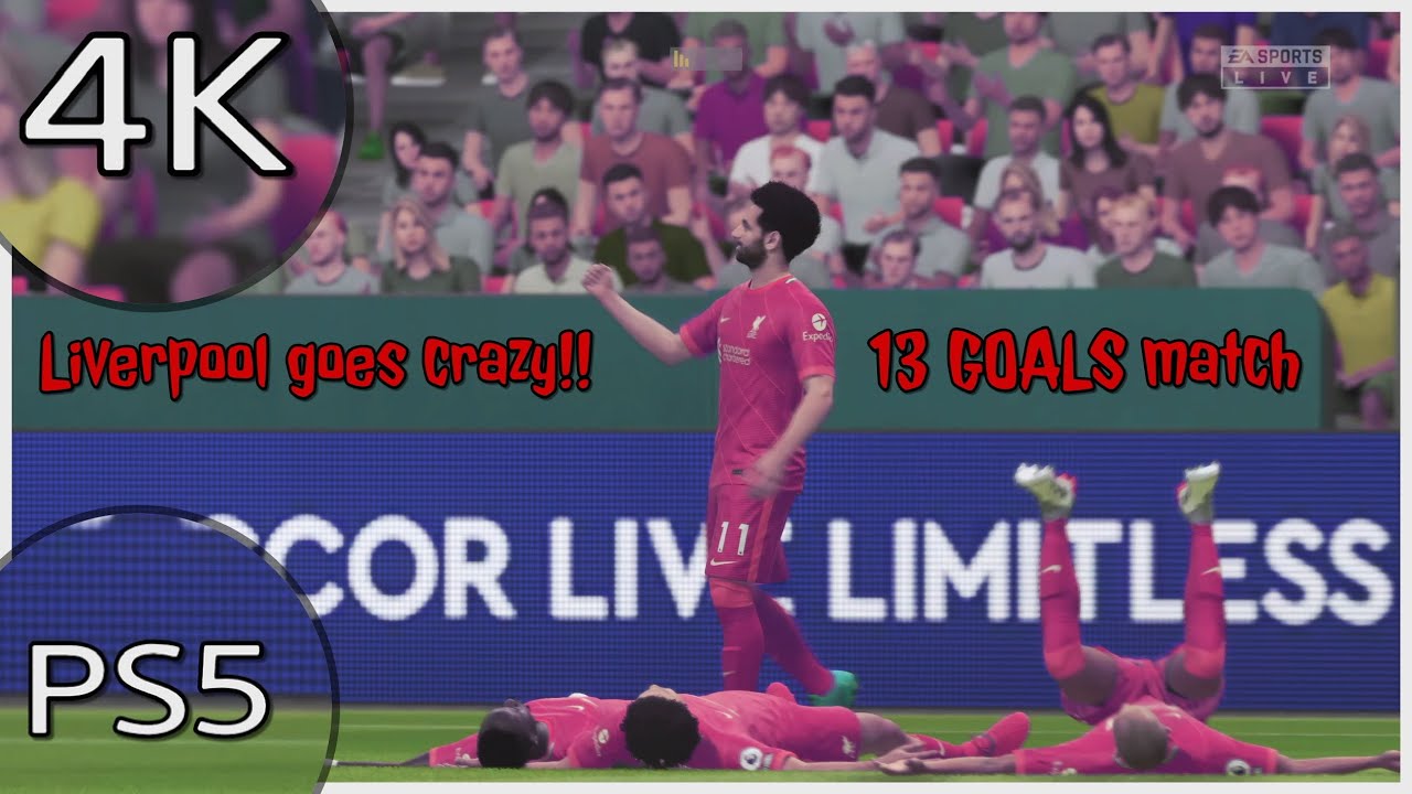 Liverpool vs PSG | FIFA 22 with amazing 4K ultra HDR graphics ...