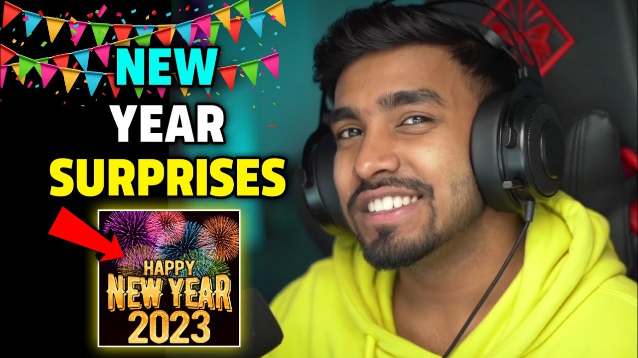 TECHNO GAMERZ NEW YEAR 2023 SURPRISES | TECHNO GAMERZ | UJJWAL GAMER ...