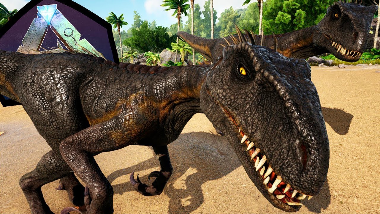 NOVO: INDORAPTOR!! LANÇOU!! FAMÍLIA INDORAPTOR + Primeira Caçada | ARK ...