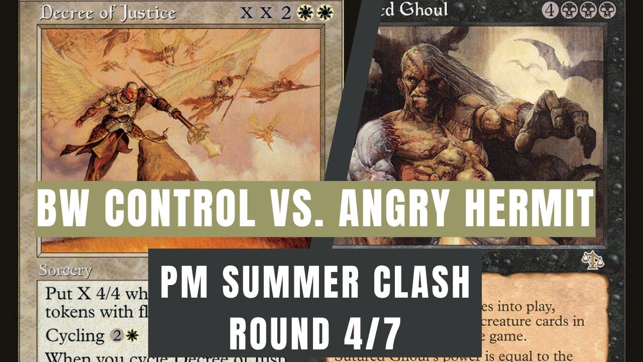BW Control vs. Angry Hermit | Premodern Summer Clash Round 4 of 7 - YouTube